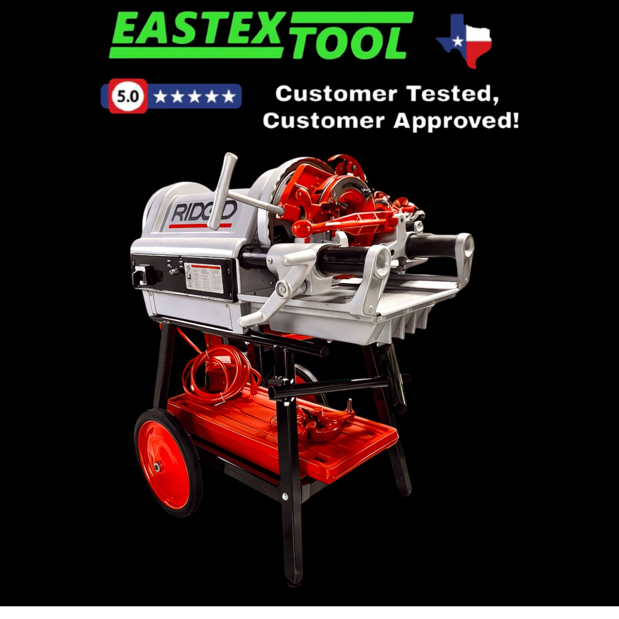 RIDGID 1224 PIPE THREADING MACHINE 1/4" - 2", 2 1/2"-4" 26092 – Eastex ...